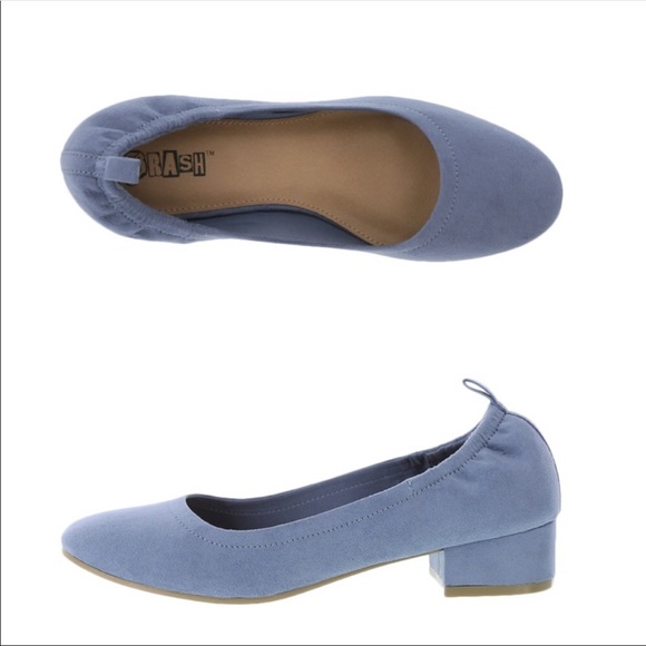 Brash | Shoes | Brash Abby Light Blue Slip On Pump Size 3 | Poshmark